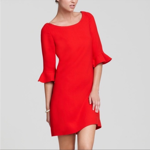 Kate Spade Dresses Kate Spade Luna Wool Ruffle Sleeve Dress Poshmark