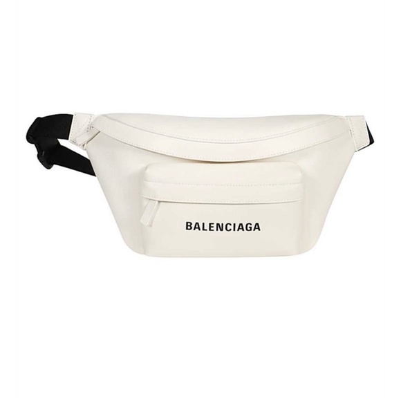 Balenciaga Bags Balenciaga Everyday Leather Belt Bag Whitecream