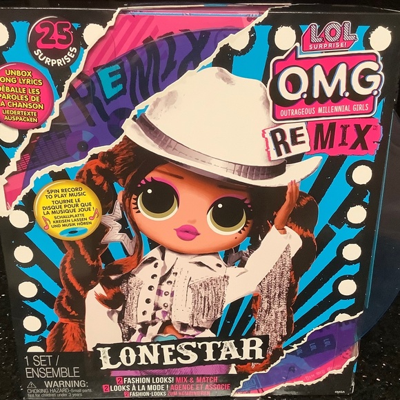 Toys New Lol Surprise Remix Omg Fashion Doll Lonestar 25 Surprises