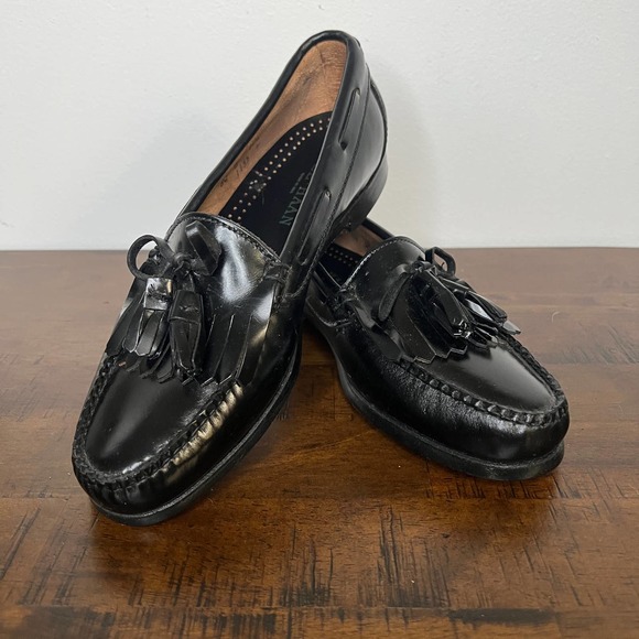 Cole Haan Shoes Cole Haan Black Tassel Kiltie Loafer Shoes Size 8d