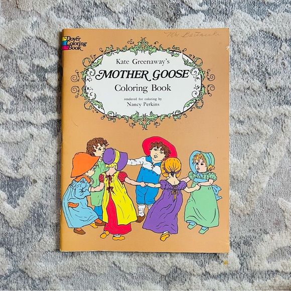 Dover Coloring Book Other Kate Greenaways Mother Goose Coloring