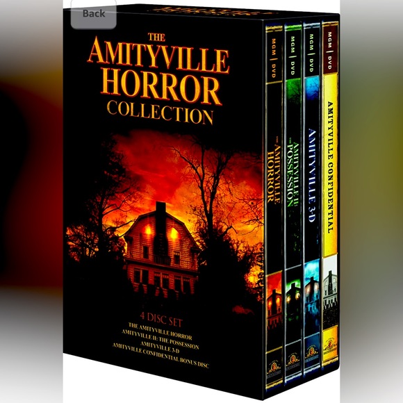 Media Amityville Horror Collection 4 Disk Set Poshmark