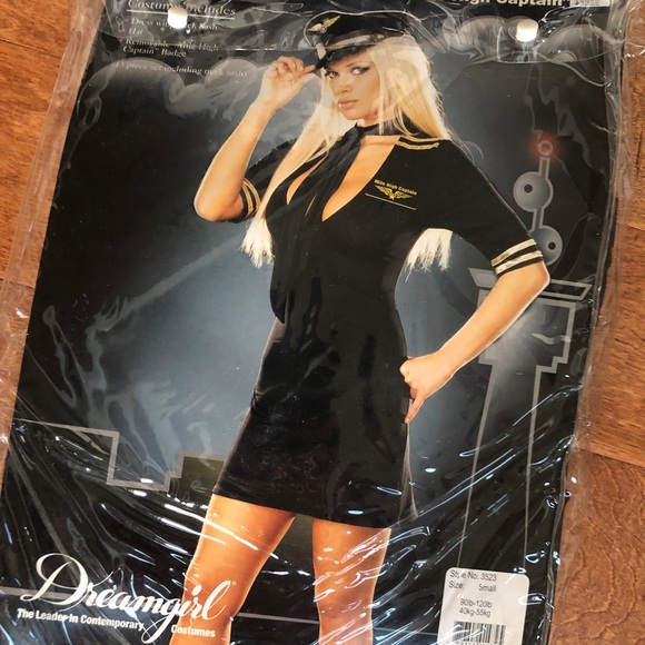 Dreamgirl Dresses Flight Attendantpilot Captain Costume Nwot Poshmark