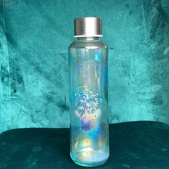 Starbucks Dining Starbucks 2 Oz Iridescent Glass Water Bottle