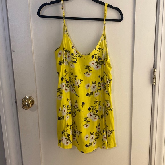 Forever 21 Dresses Yellow Floral Sundress Poshmark