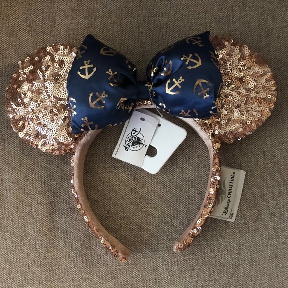 Disney Accessories Nwt Disney Cruise Lines Dcl Nautical Anchor Rose