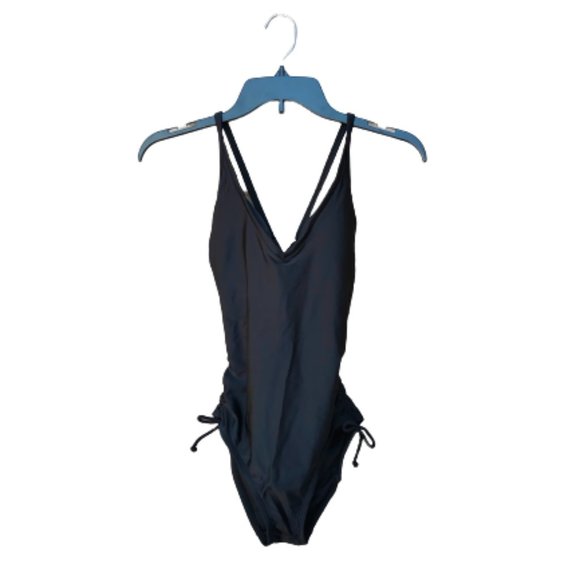 Kona Sol Swim Kona Sol Onepiece Swimsuit Black Classic Cinch Medium