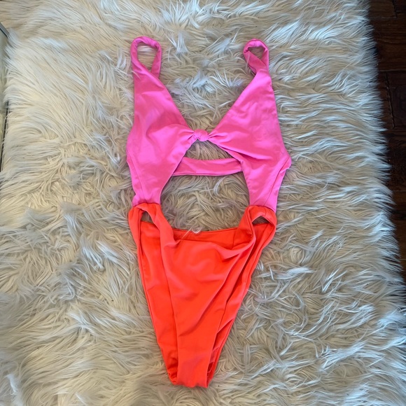 Leith Swim Leith Colorblock One Piece Swimsuit Poshmark