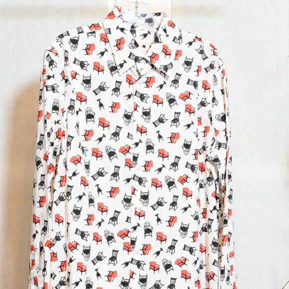 Marni Shirts Nwt Marni Mens White Printed Shirt Poshmark