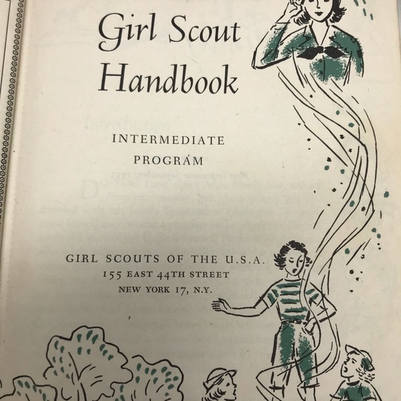 Other Vintage Girl Scout Handbook 1953 First Ed And Knife Poshmark