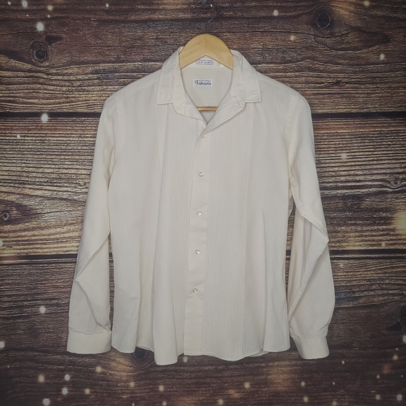 Talbots Tops Vintage Talbots Cream Colored Long Sleeve Button Down