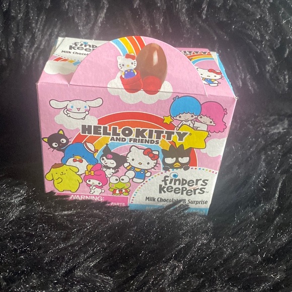 Finders Keepers Hello Kitty Milk Chocolate Hard Candy Egg