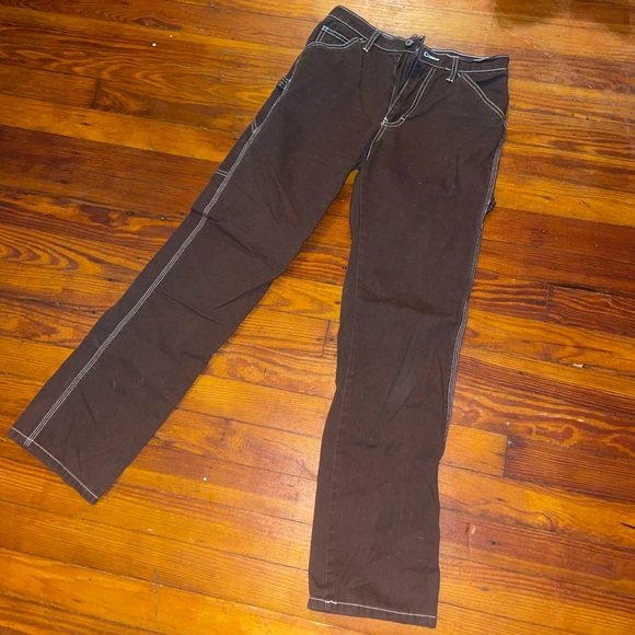 Dickies Pants And Jumpsuits Womens Brown Dickies Carpenter Pants