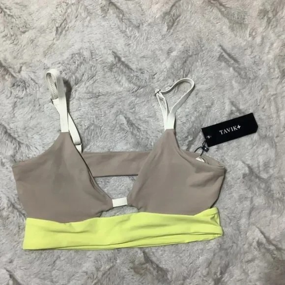 Tavik Swim Tavik Juliet Bikini Top Sand And Lime Size Xs Poshmark