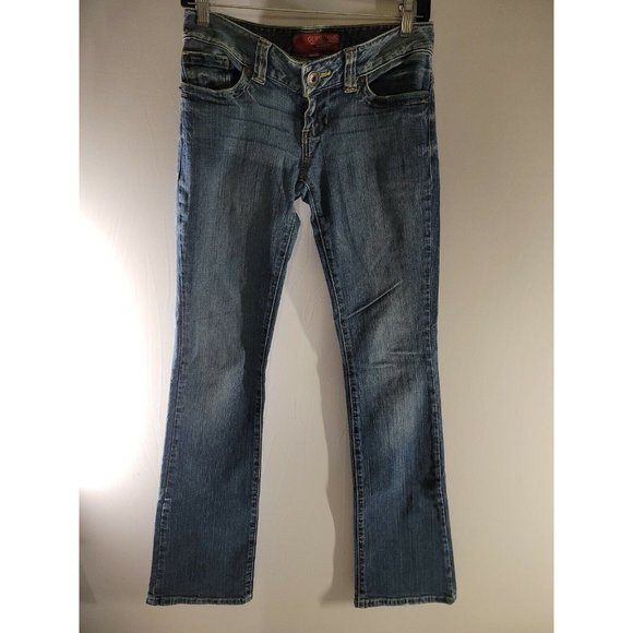 Guess Jeans Guess Stretch Daredevil Bootcut Size 26 Med Wash Denim