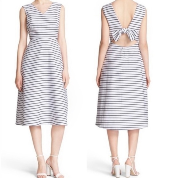 Kate Spade Dresses Kate Spade Broome Street Bow Back Midi Dress