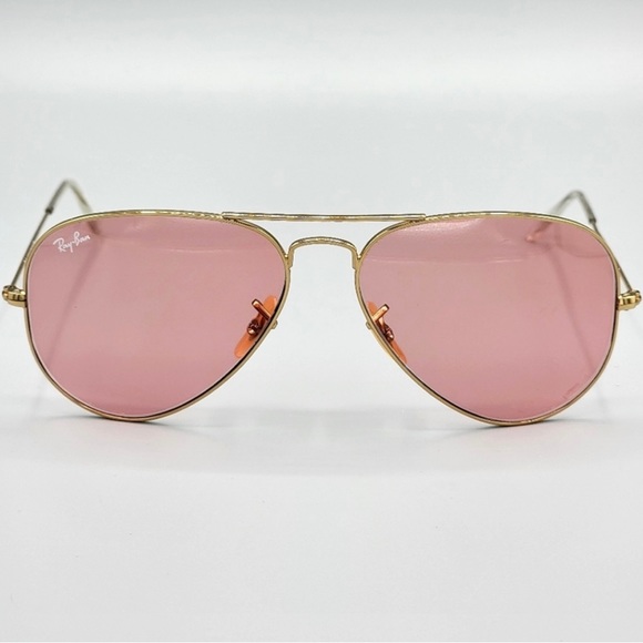 Ray Ban Accessories Rayban Pink Aviator Sunglasses Poshmark