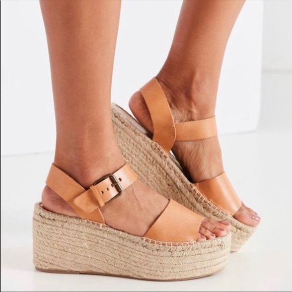 Soludos Shoes Soludos Nude Tan Minorca Platform Wedge Sz 1 Poshmark