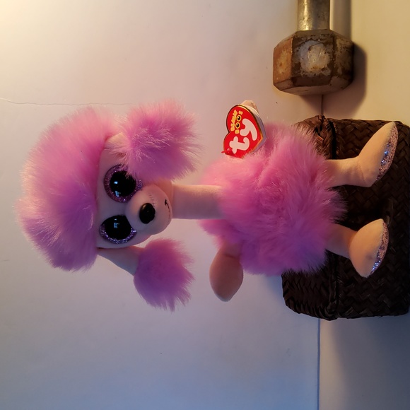 Tys Beanie Boos Toys Nwt Beanie Boos Camilla The Pink Poodle Poshmark