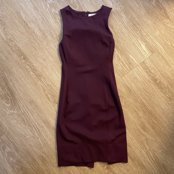 Aritzia Dresses Aritzia Babaton Miguel Dress Burgundy Poshmark