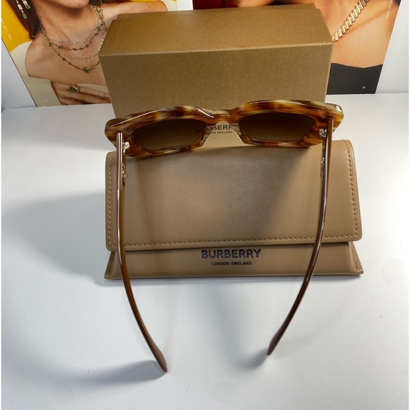 Burberry Accessories New Be4344 Burberry Sunglasses B4344 Brown Cat