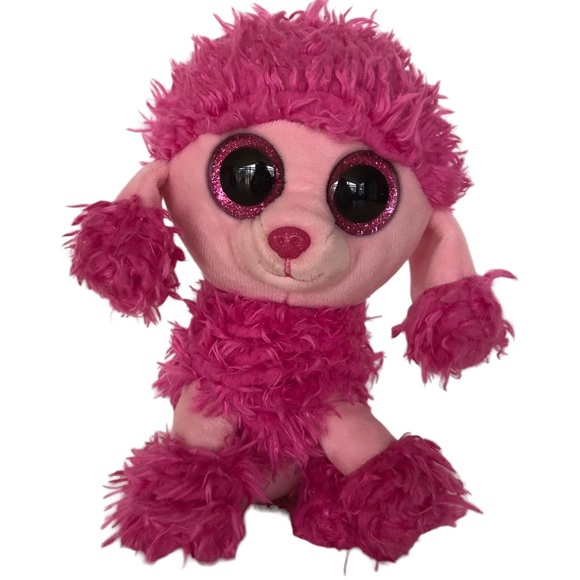 Ty Toys Ty Beanie Boos 6 Patsy Pink Poodle Dog Plush Stuffed Animal