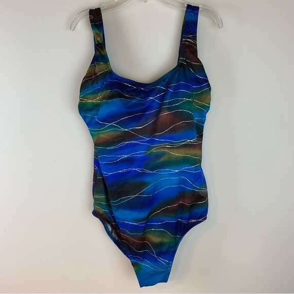 Longitude Swim Longitude Tummy Control One Piece Swimsuit Sz 4