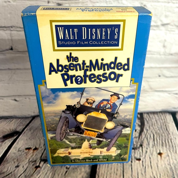 Disney Media Walt Disneys The Absent Minded Professor Vhs Studio