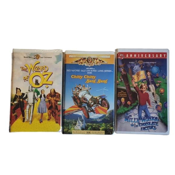 Vintage Other Vintage Classic Movies Set Of 3 Vhs Wizard Of Oz