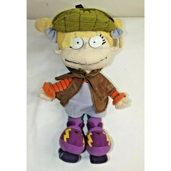 Nickelodeon Toys Rugrats Angelica 5 Plush Doll On Roller Skates