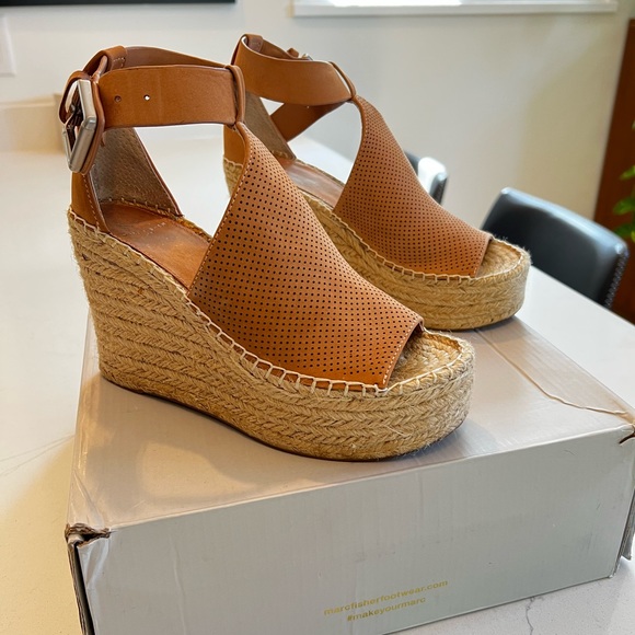 Marc Fisher Shoes Marc Fisher Annie Perforated Espadrille Platform