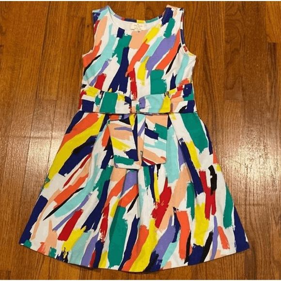 Kate Spade Dresses Kate Spade Jillian Brush Strokes Dress