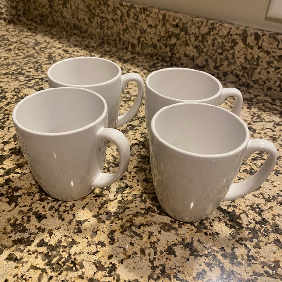 Corelle Dining Set Of 4 Corelle White Coffee Mugs Poshmark