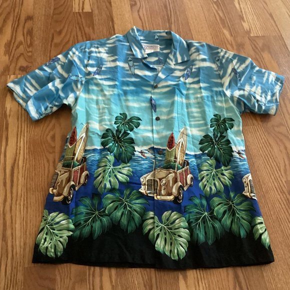 Kys International Shirts Vintage Mens Kys International Hawaiian