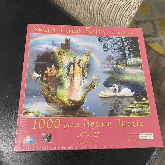 Sunsout Games Swan Lake Fairy Puzzle By Zorina Baldescu 00 Piece