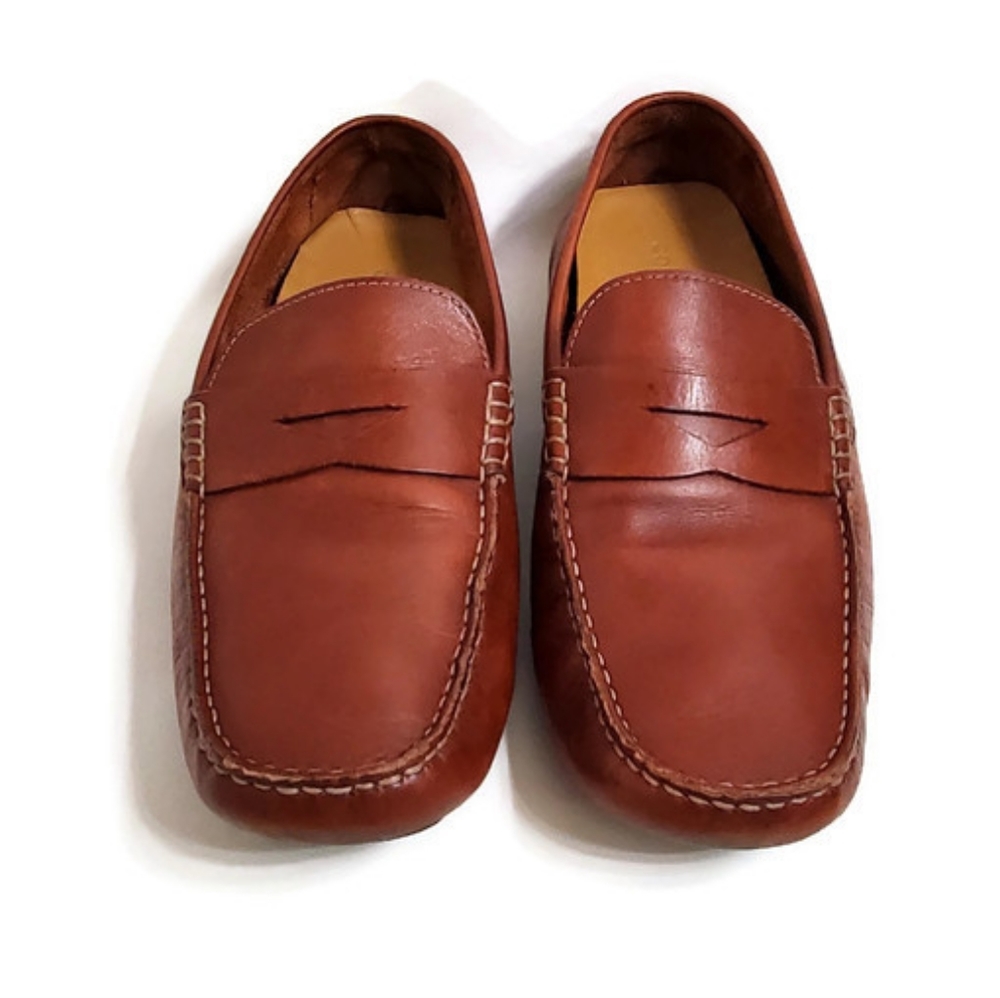 Cole Haan Howland Leather Penny Loafer Driving Shoe S Gem