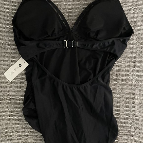 Holipick Swim Nwt Holipick Xl Black Tummy Control One Piece