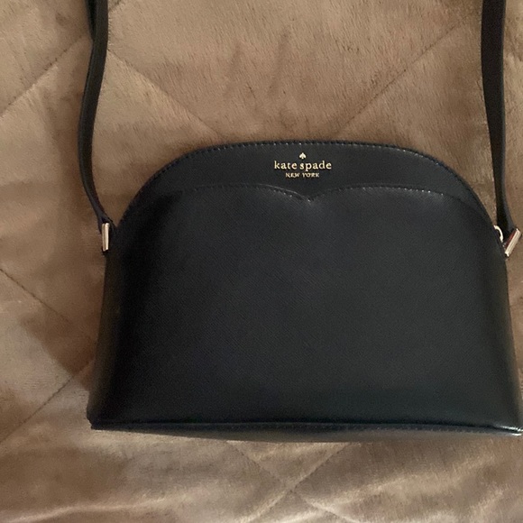 Kate Spade Bags Kate Spade Dome Crossbody Black Leather Poshmark