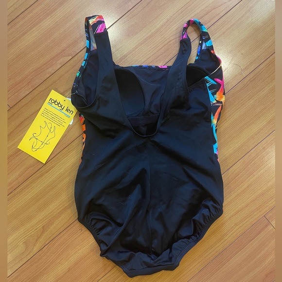 Robby Len Swim Vintage 8s Deadstock Robby Len Rainbow One Piece