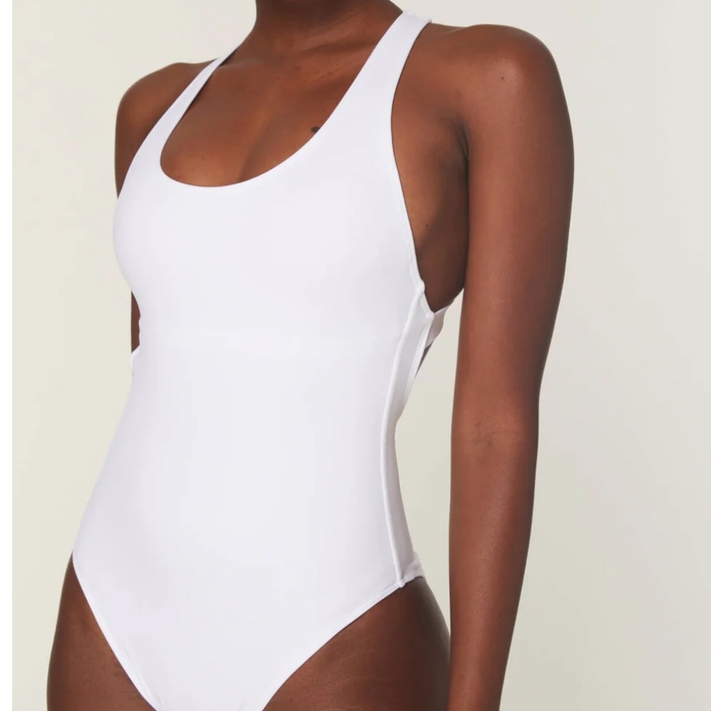 Andie Swim The Tulum White One Piece Swimsuit Xxl Gem