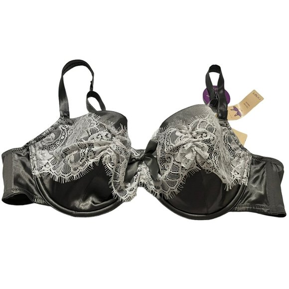 Cacique Intimates And Sleepwear New Cacique Gray Demi Bra 44b