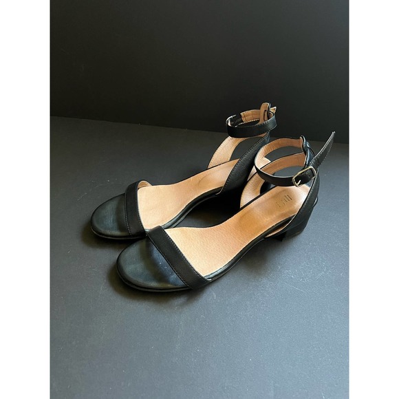 J Jill Shoes J Jill Ariane Black Blockheel Sandals Size 95 Poshmark