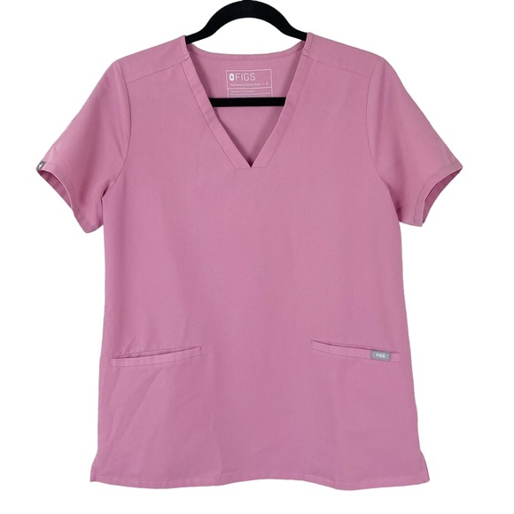 Figs Tops Figs Casma Threepocket Scrub Top S Chalk Pink 783 Poshmark