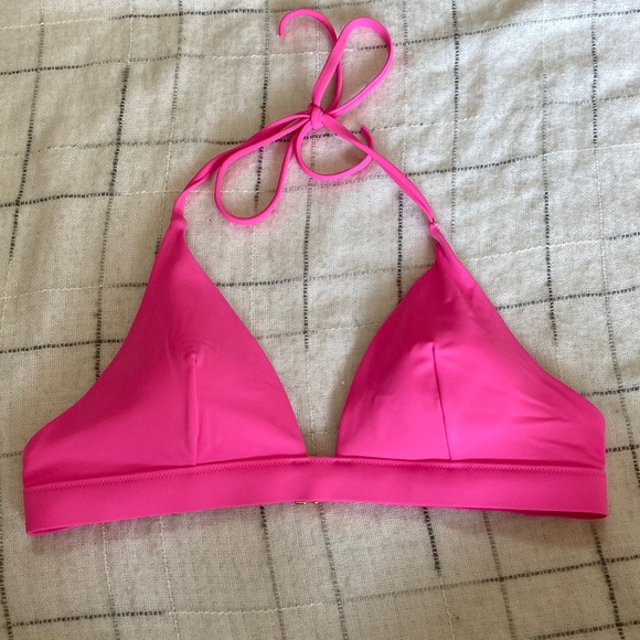 Victorias Secret Swim Victorias Secret Hot Pink Triangle Bikini