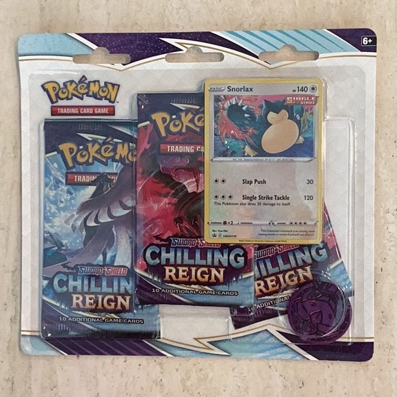 Pokemon Other Pokemon Cards 22 Snorlax Holo Chilling Reign Swsh 3