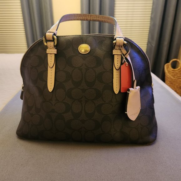 Coach Bags Coach Peyton Signature Cora Domed Satchel Poshmark