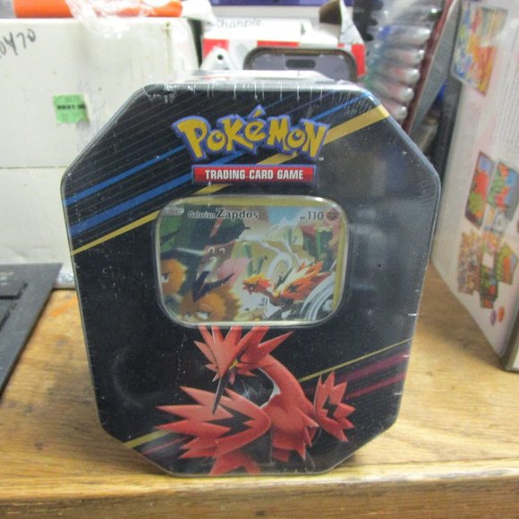 Pokemon Toys Pokemon Tcg Galarian Zapdos Crown Zenith Tin Poshmark