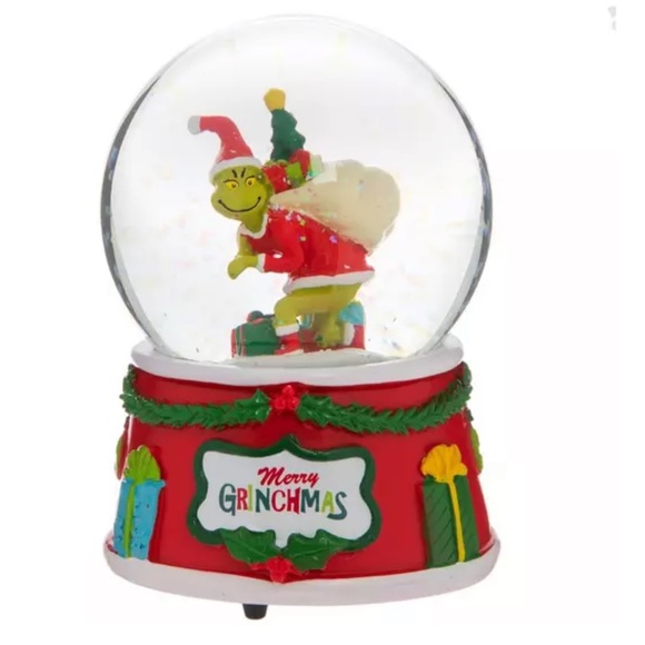 Dr Suess Holiday The Grinch Merry Grinchmas Snow Globe Poshmark