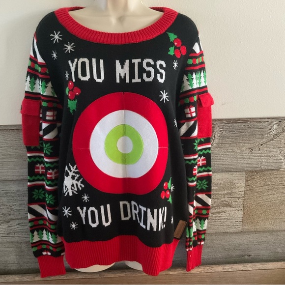 Tipsy Elves Sweaters Tipsy Elves Womens Drinking Game Ugly