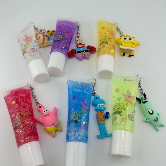 Spongebob Squarepants Makeup Spongebob Squarepants Lipgloss 6 Pack